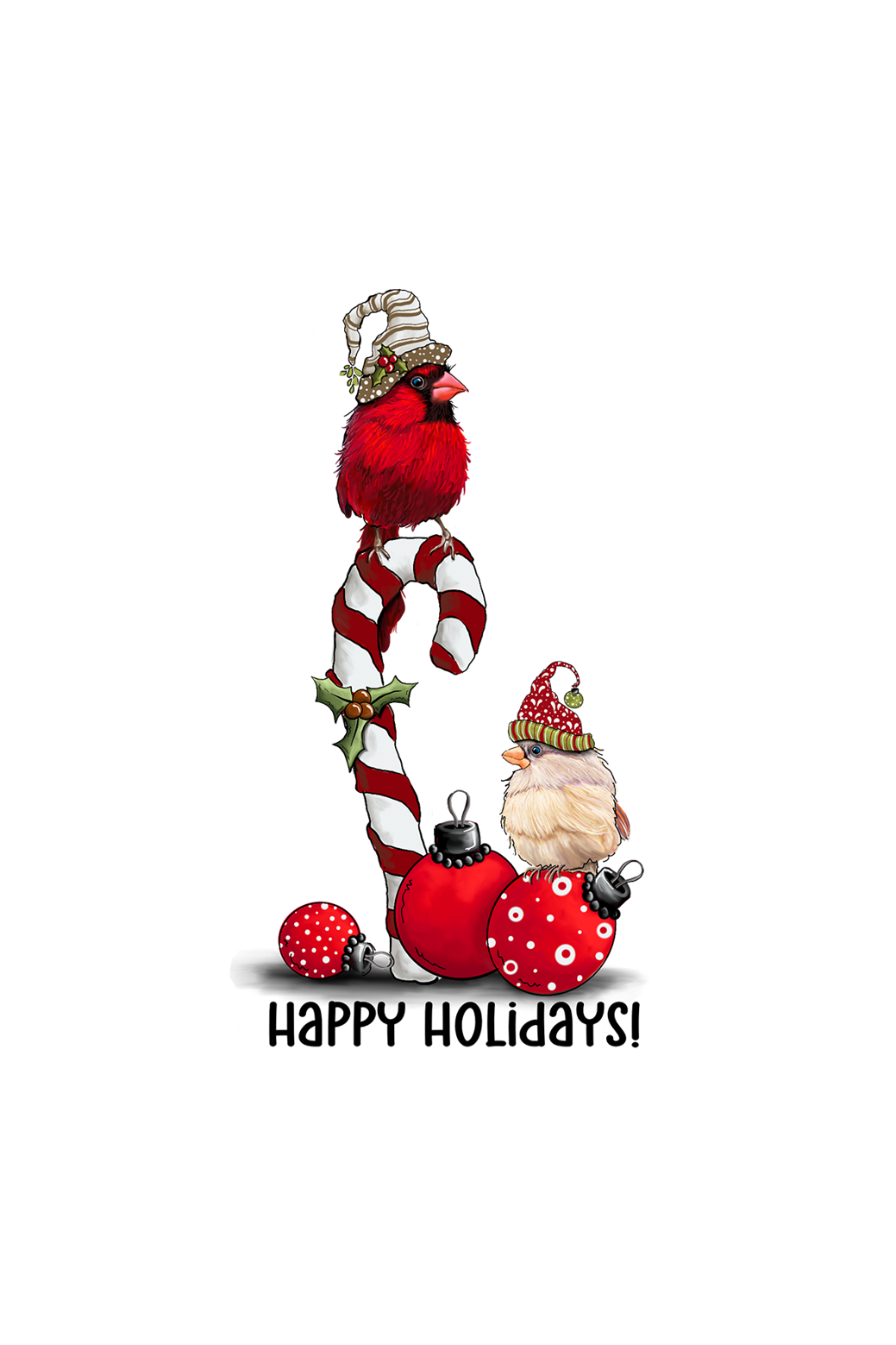 Candy cane birds Tissue Dispenser | Sam Forbes Design Studio